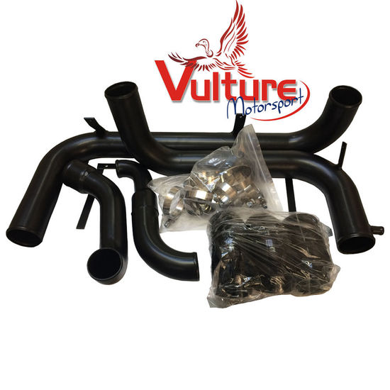 New INTERCOOLER PIPING KIT ONLY - BLACK For HOLDEN COMMODORE VL TURBO ...